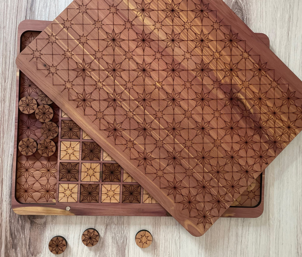 Checkers Game Box - TnE Creations