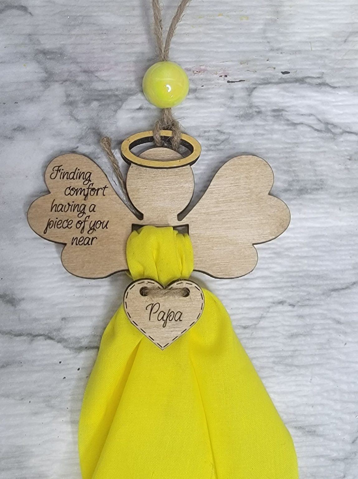 Memorial Angel Ornaments or Rearview Mirror Hangers DIY - TnE Creations