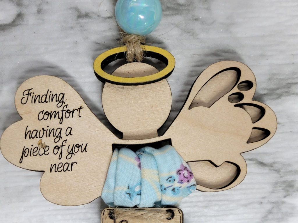 Memorial Angel Ornaments or Rearview Mirror Hangers DIY - TnE Creations