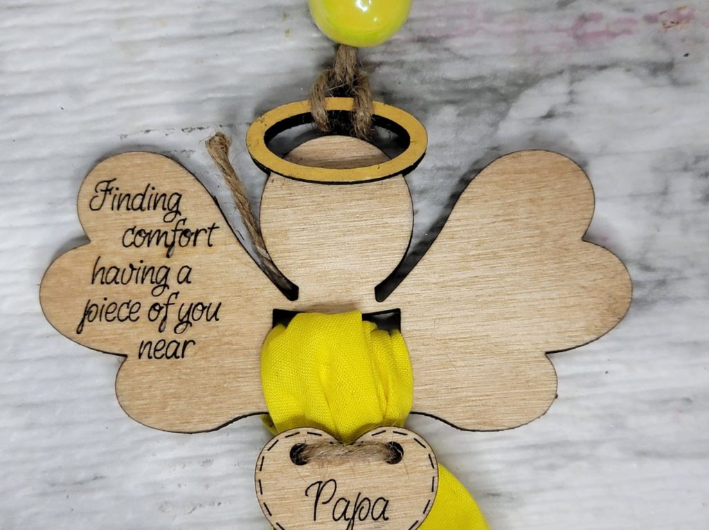 Memorial Angel Ornaments or Rearview Mirror Hangers DIY - TnE Creations