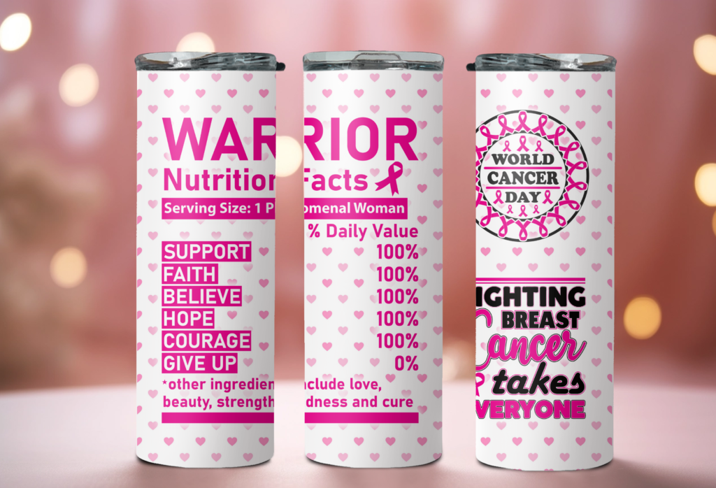 Warrior Facts Sublimated Drinkware - TnE Creations
